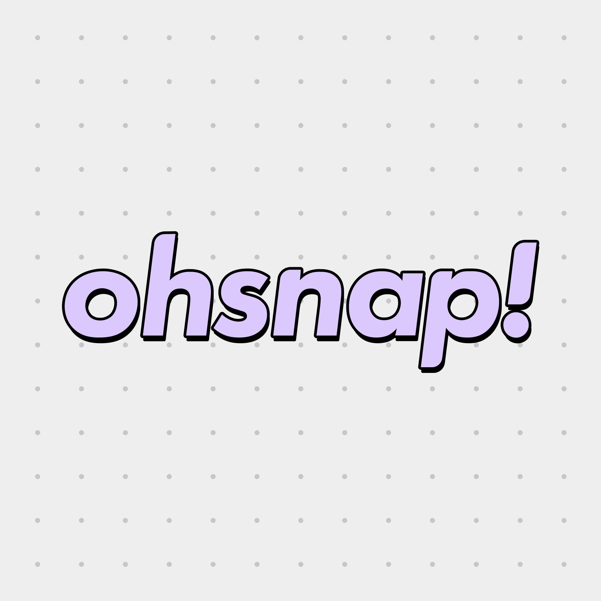 All Products – Ohsnap